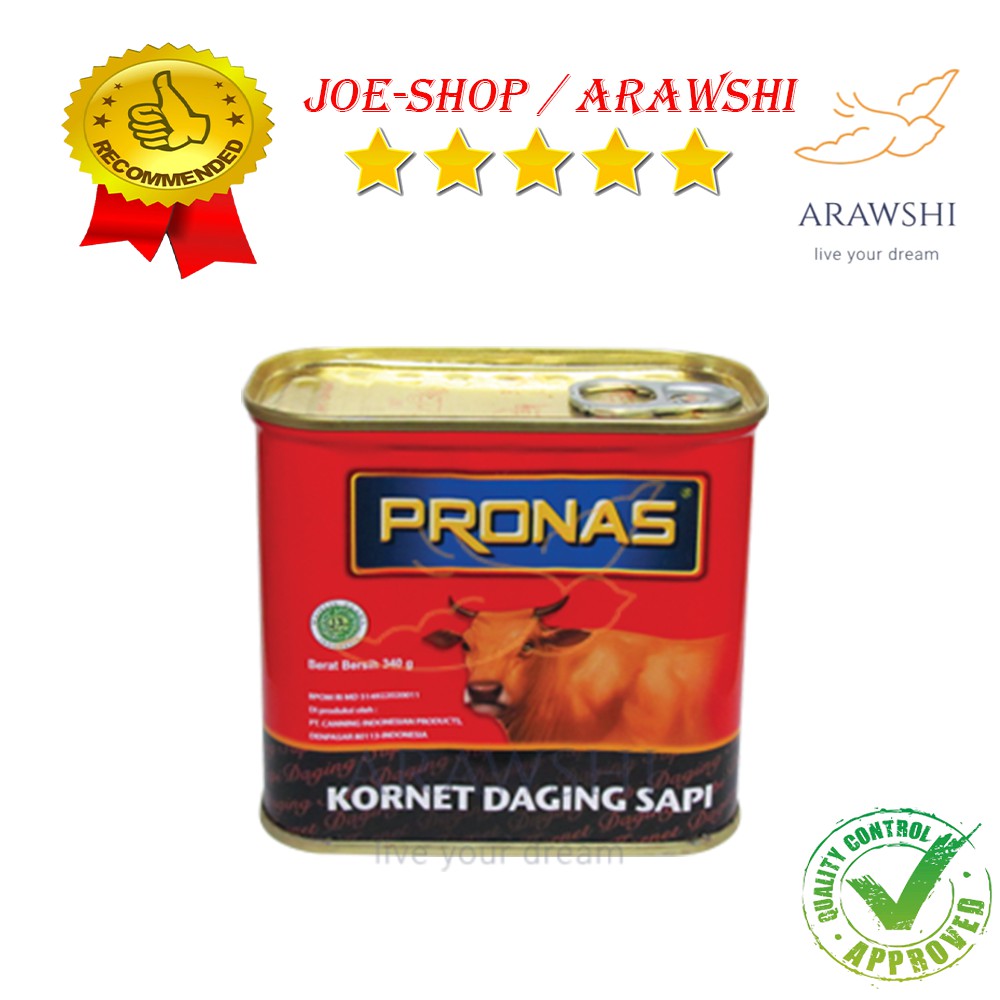 Jual kornet pronas beef sapi kaleng 340 cornet beef corned sapi ...
