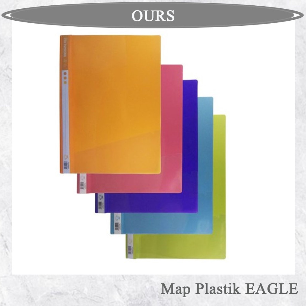 Jual Eagle Bisnis File F4 Map Snelhekter Map Plastik Acco Isi 12