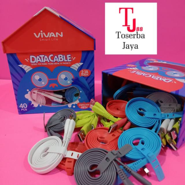 Jual Kabel data Vivan CSM100 FOR ANDROID ( PERTOPLES ) | Shopee Indonesia