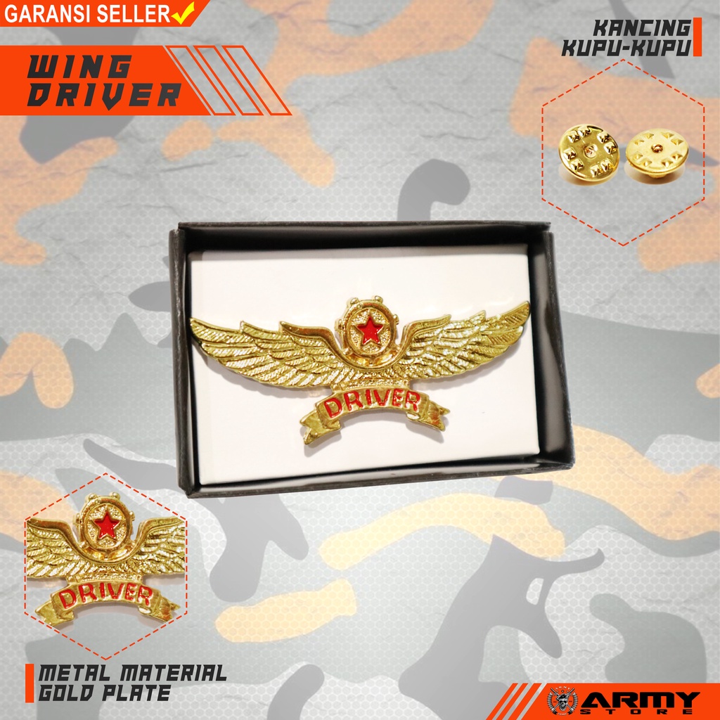 Jual brevet wing emblem driver | Shopee Indonesia