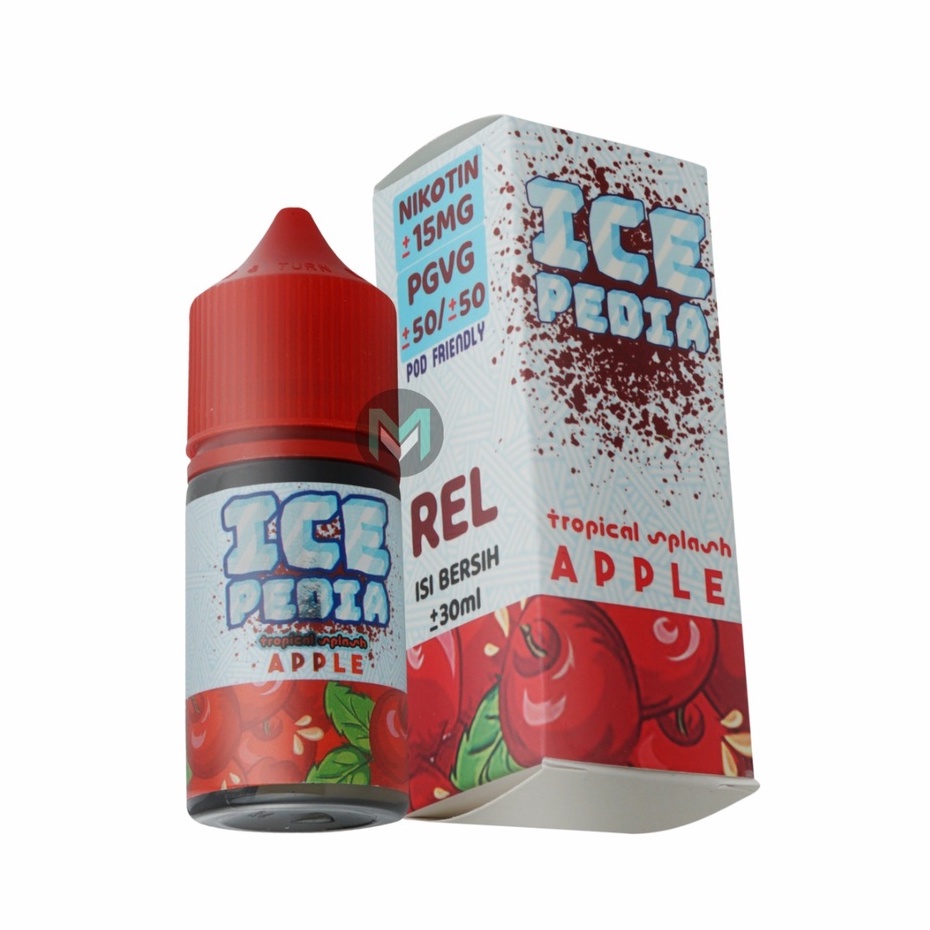 Jual Liquid Vape Vapor Ice Pedia Apple Pods Friendly 15MG 30ML By ...