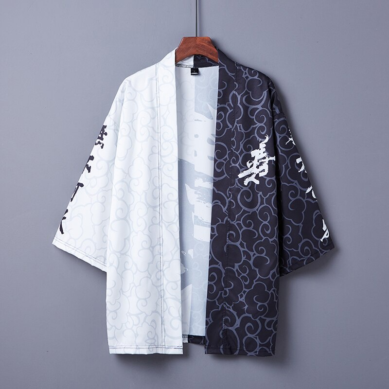 Jual baju kimono jepang Kimono Jepang Kardigan Pria Kemeja Asia ...
