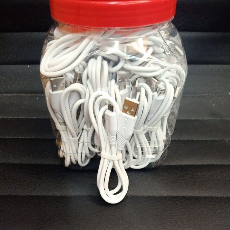 Jual Kabel data GM tech Authentic Putih Bulat Micro Usb Perpcs | Shopee ...