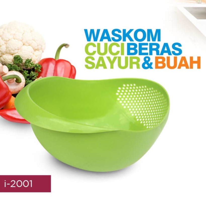 Jual GSF G-20001 || Baskom Saringan Cuci Beras Buah Sayur Waskom Wadah ...