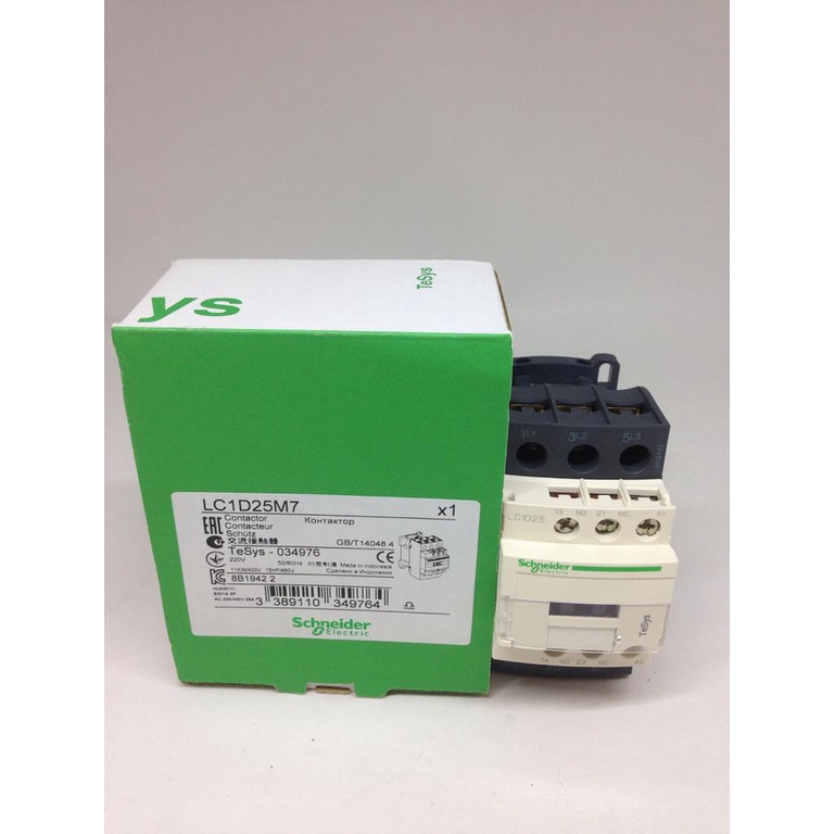Jual Magnetic Contactor LC1D25M7 220VAC Merk Schneider | Shopee Indonesia