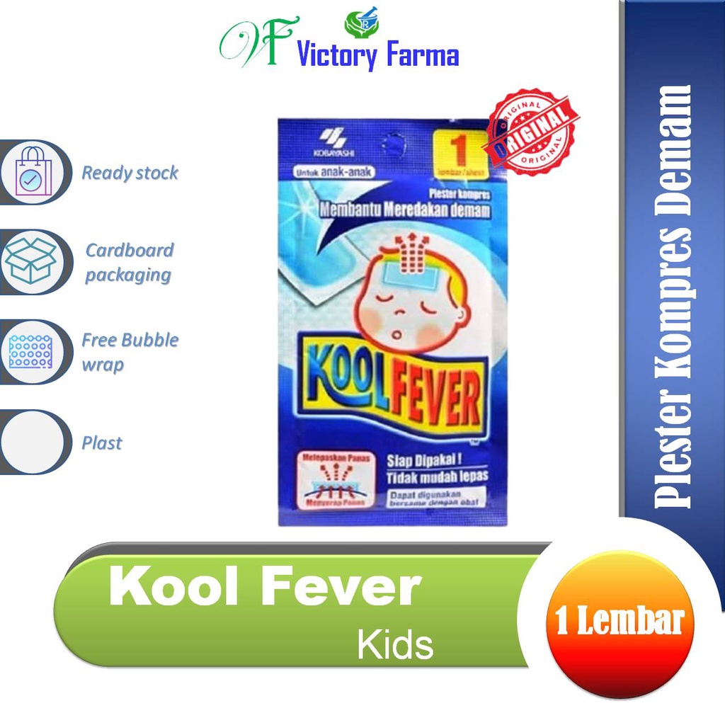 Jual Kool Fever Anak Sachet 1 Lembar / Kompres Demam Anak | Shopee ...