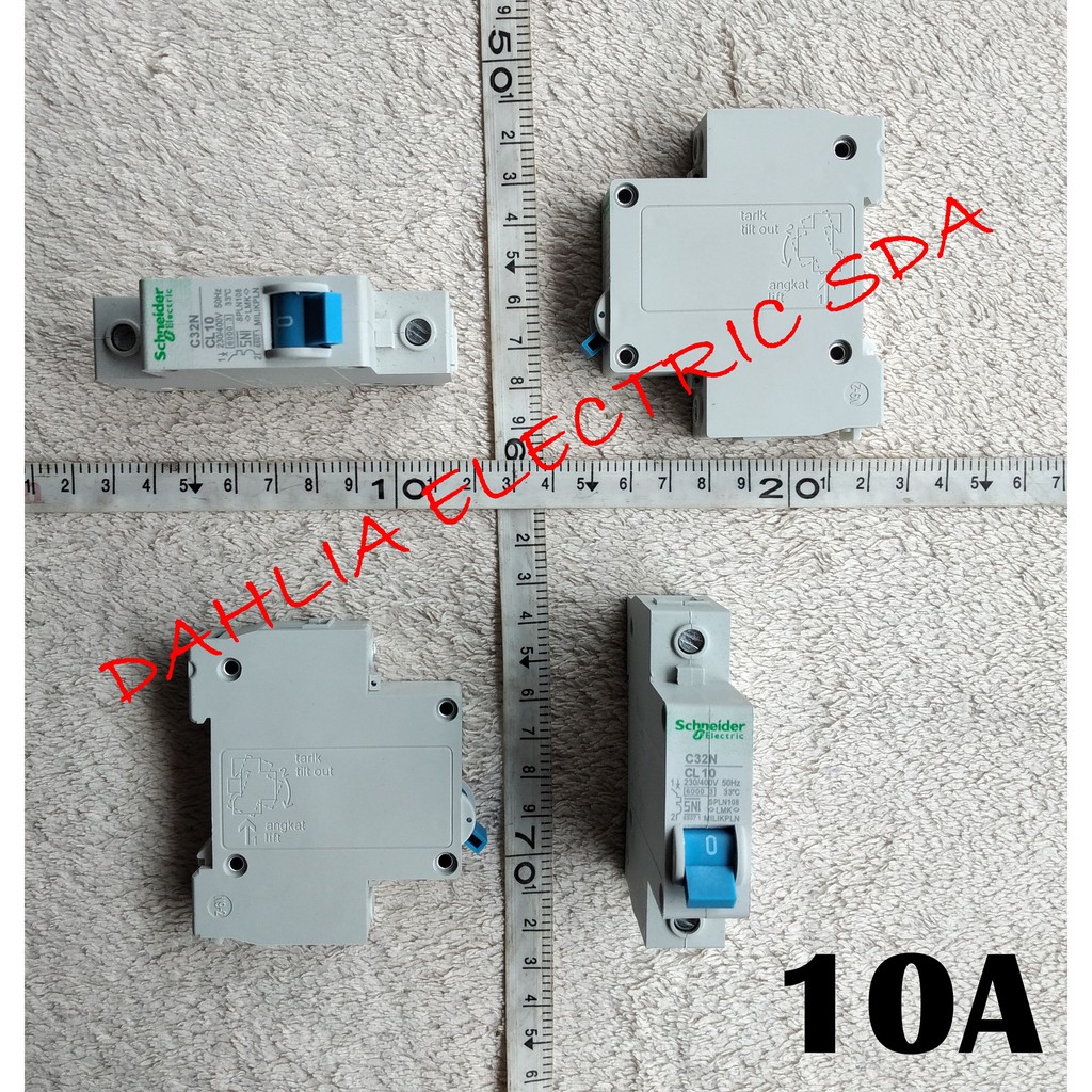 Jual MCB 10A SCHNEIDER BIRU | Shopee Indonesia