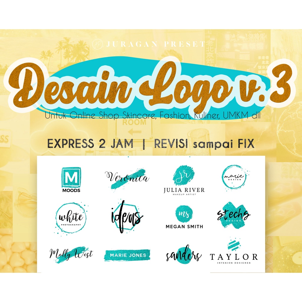 Jual DESAIN LOGO v.3 by Juragan Preset | Shopee Indonesia