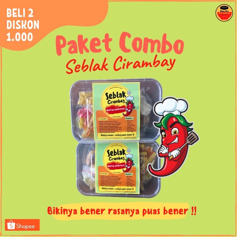 Jual PAKET COMBO Seblak Cirambay (isi 2pcs) | Shopee Indonesia