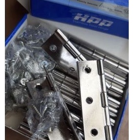 Jual Engsel Stainless steel tipis 2.5" HARGA PERPASANG / Engsel Kupu ...