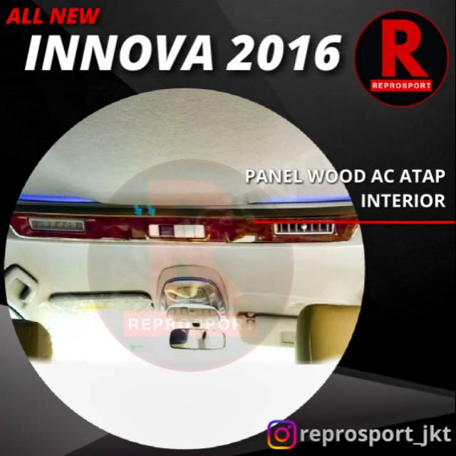 Jual INNOVA REBORN 2016 PANEL WOOD AC ATAP INTERIOR | Shopee Indonesia