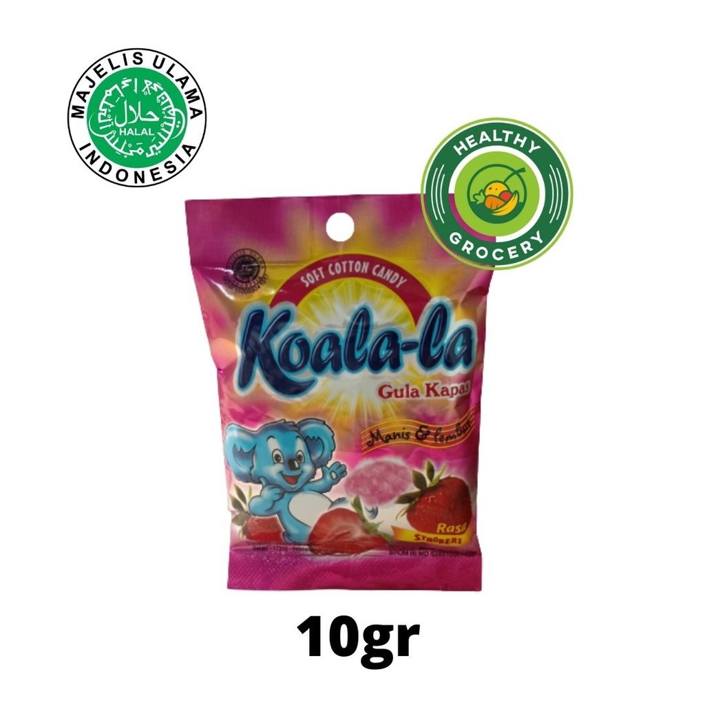 Jual Koala-La / Koalala Soft Cotton Candy 10gr / koala / Permen Gula ...
