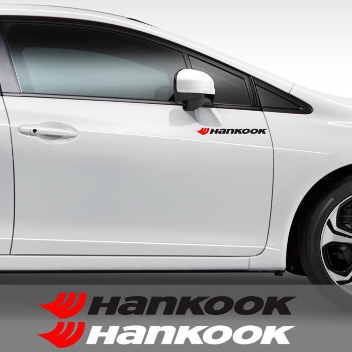 Jual Stiker Pintu Kaca Mobil Hankook 30 Logo Cutting Sticker Racing Ban ...