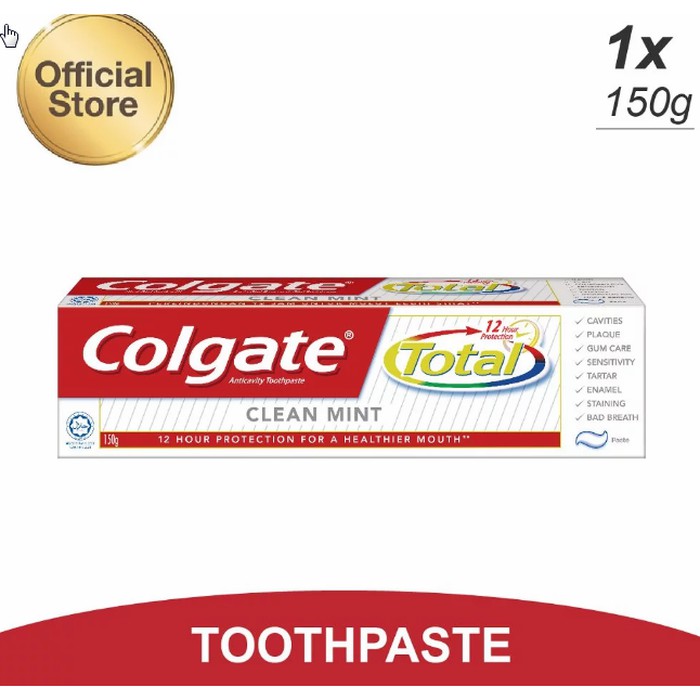 Jual Colgate Total Clean Mint 150 Gram | Shopee Indonesia