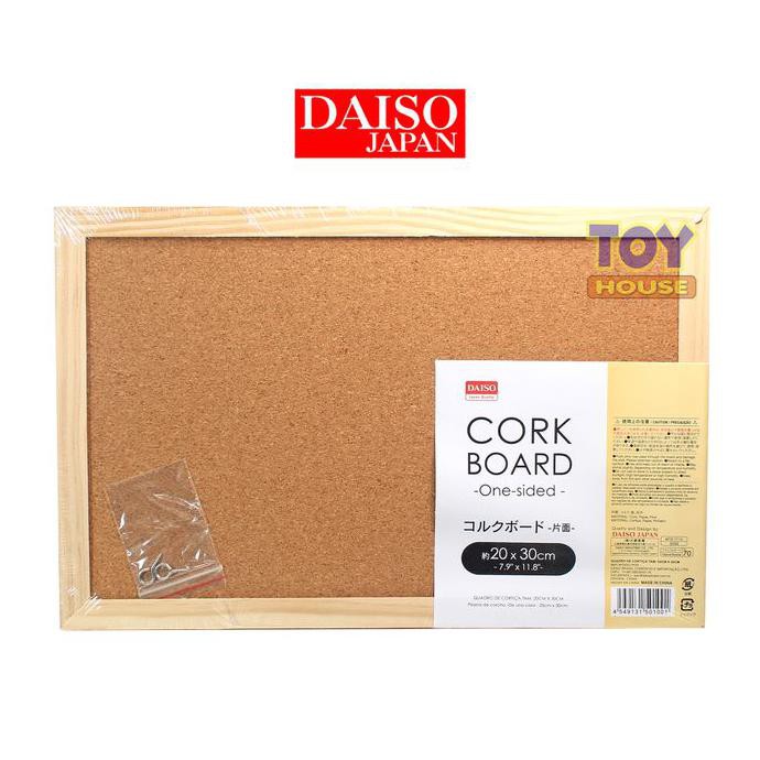 Jual Daiso Cork Board - Pinboard - Soft Board / Papan Tempel Mading ...
