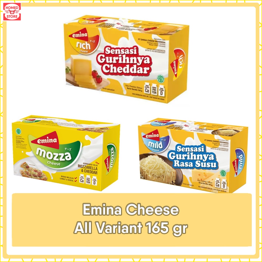 Jual Emina Cheese Keju Mild / Rich / Mozza 165gr | Shopee Indonesia