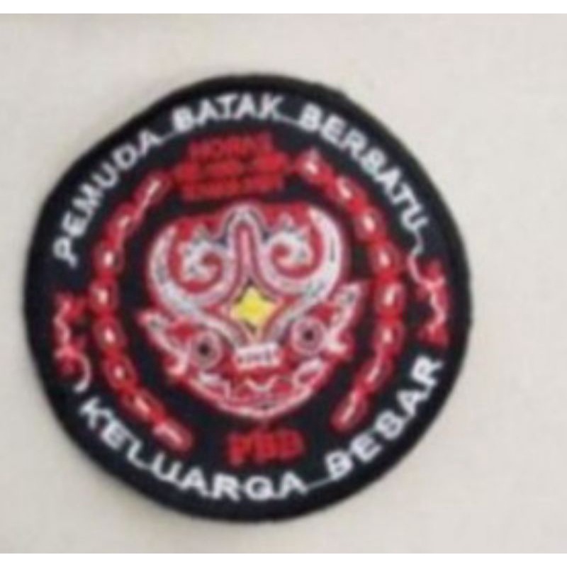 Jual eceran satuan LOGO bordir pemuda Batak bersatu emblem bordir ...