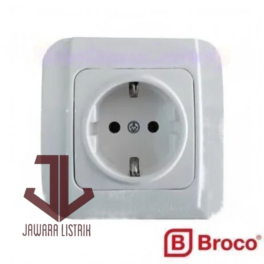 Jual STOP KONTAK BROCO GALLEO INBOW G151-55S PUTIH | Shopee Indonesia