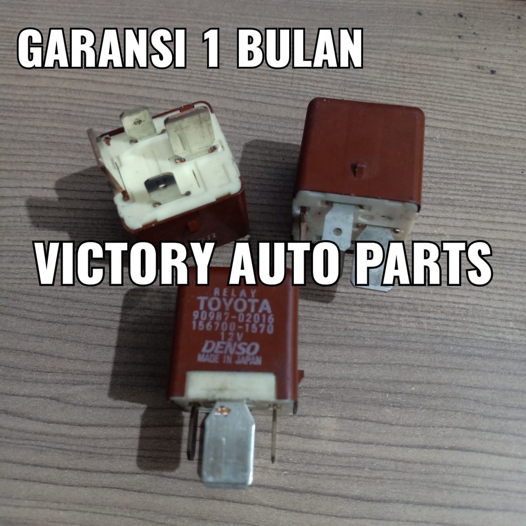 Jual Relay 12v K4 90987-T2002 Toyota inova Avanza Yarris Rino ht ORI ...