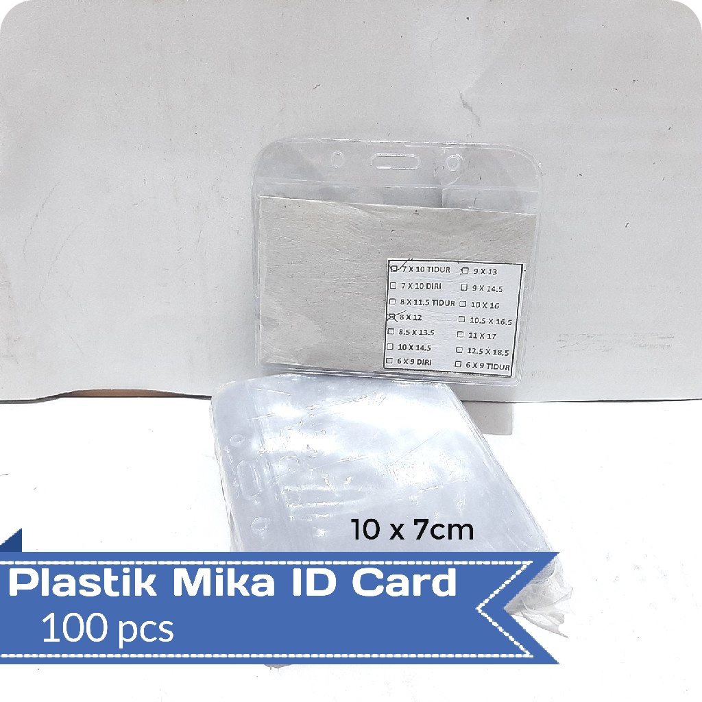 Jual Plastik Mika Name Tag ID Card 100pcs | Shopee Indonesia