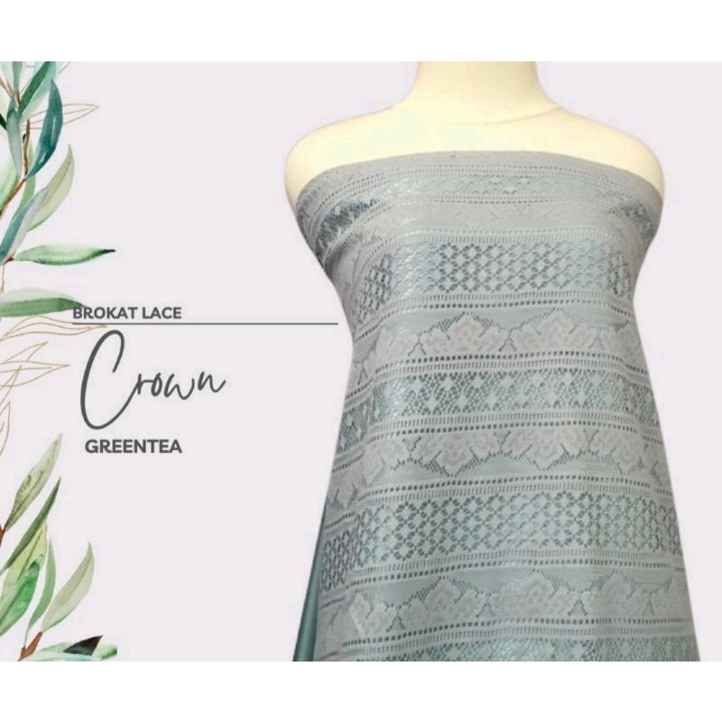 Jual BROKAT LACE VINTAGE CROWN WARNA HIJAU GREENTEA | Shopee Indonesia