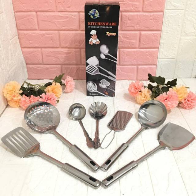 Jual Sutil set stainless 7pcs | Shopee Indonesia