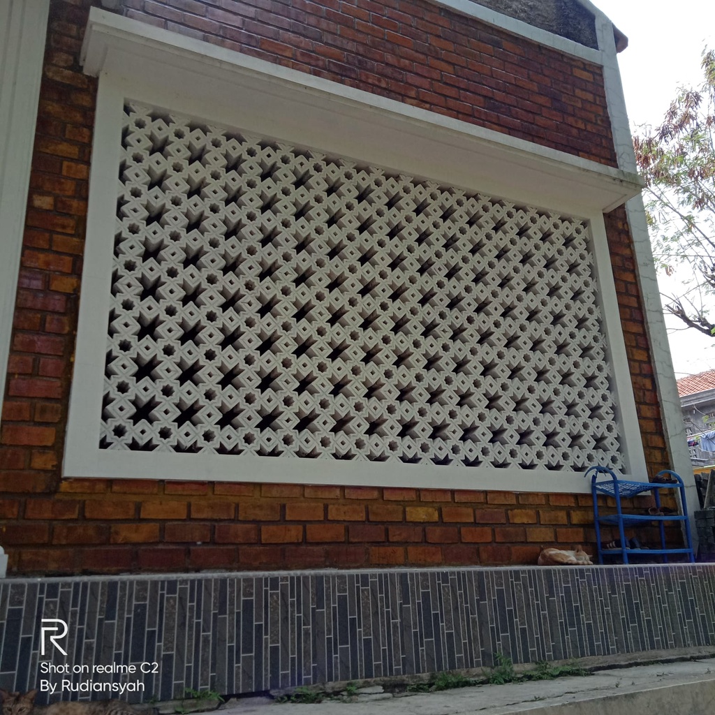 Jual Roster Beton Minimalis Modern Terlaris Motif Bintang Masjid ...