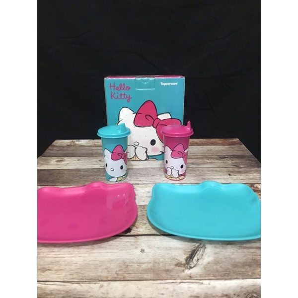 Jual Tupperware Tempat Makan Hello Kitty Set | Shopee Indonesia
