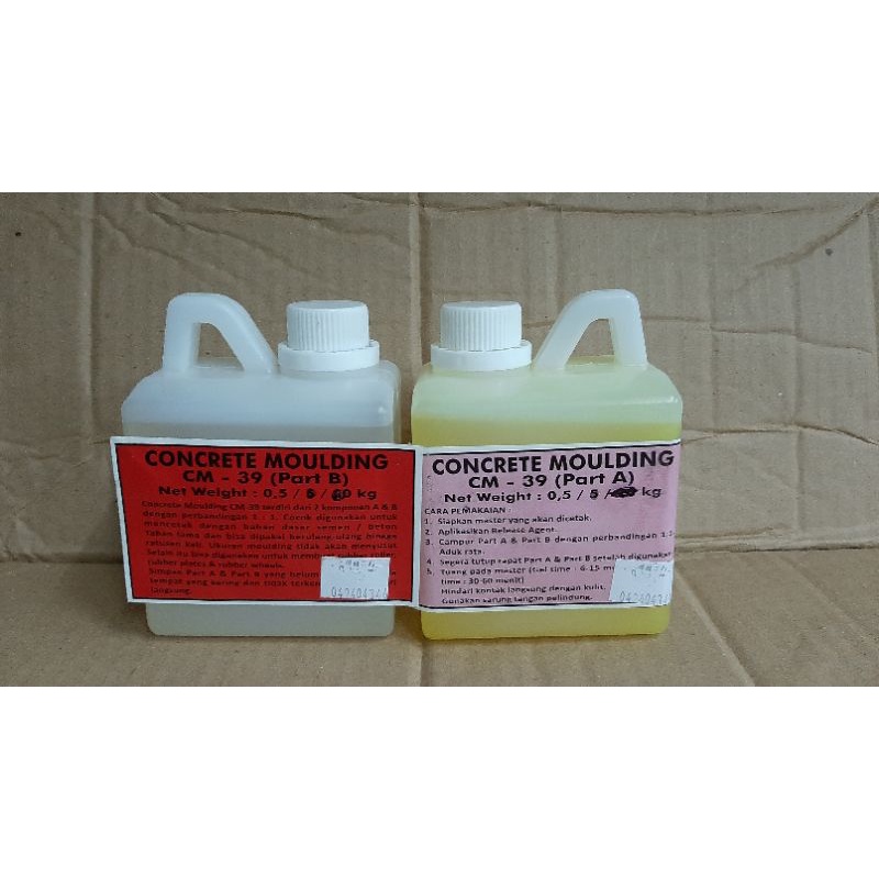 Jual CONCRETE MOULDING CM 39 - PART A (500gram)& PART B (500gram ...