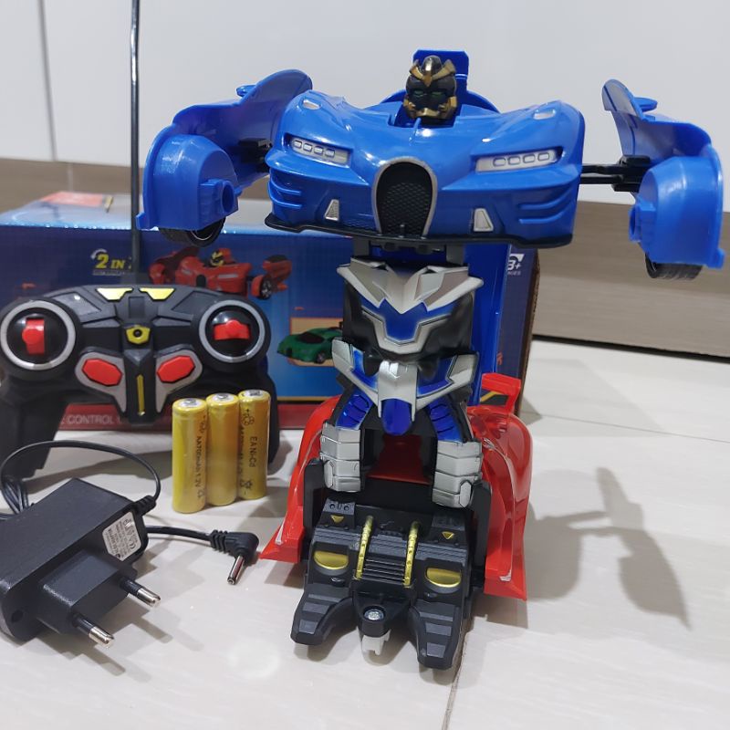 Jual MOBIL REMOTE CONTROL, RC ROBOT CAR BUTTON DEFORM, RC MOBIL JADI ...