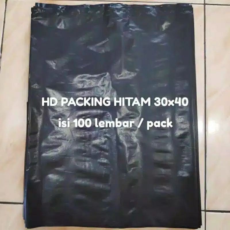 Jual HD Packing Hitam 30x40.isi 100 Pcs Plastik sampah kecil | Shopee ...
