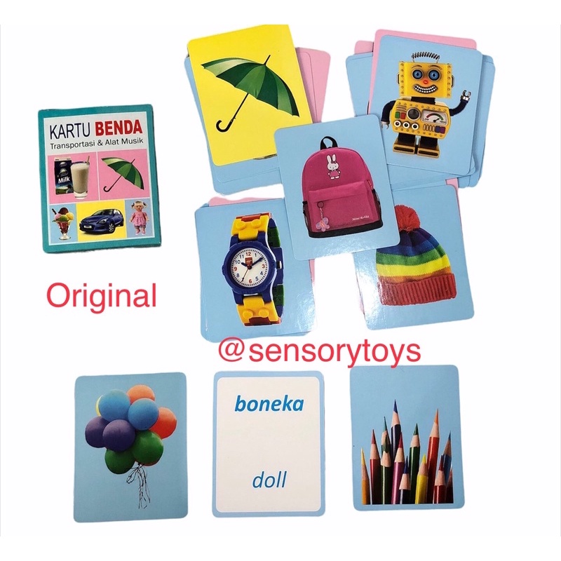 Jual flash card benda benda sekitar kartu pintar | Shopee Indonesia