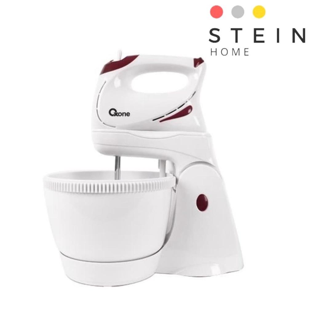 Jual Mixer Tangan Dengan Mangkuk Hand Mixer With Bowl & Stand Oxone Ox ...