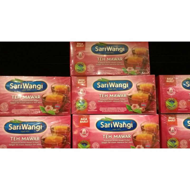 Jual Sari Wangi Teh Mawar 45gr | Shopee Indonesia