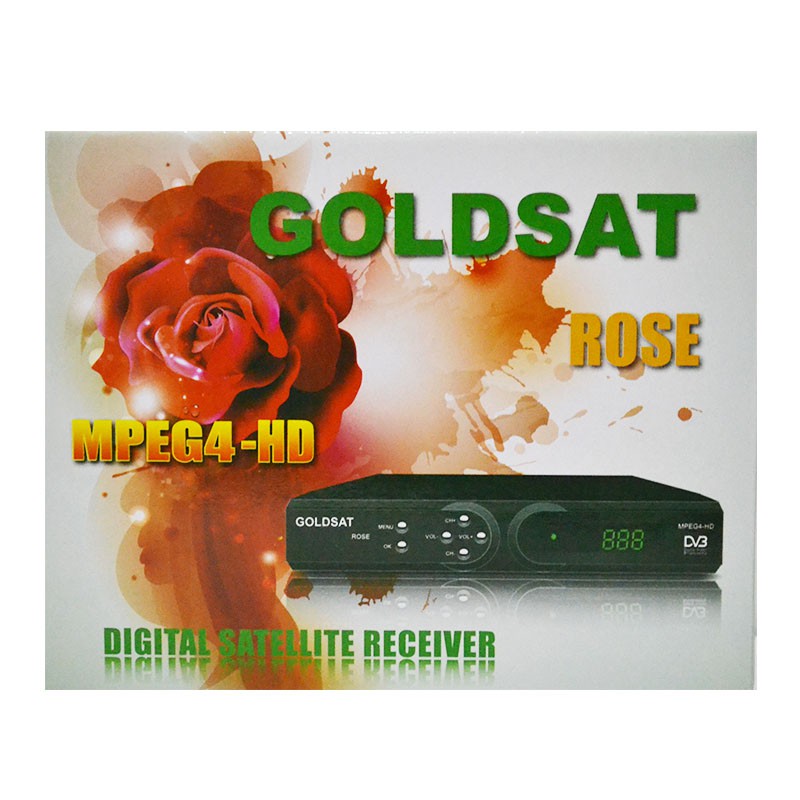 Jual Receiver Parabola Goldsat Rose MPEG4 HD | Shopee Indonesia