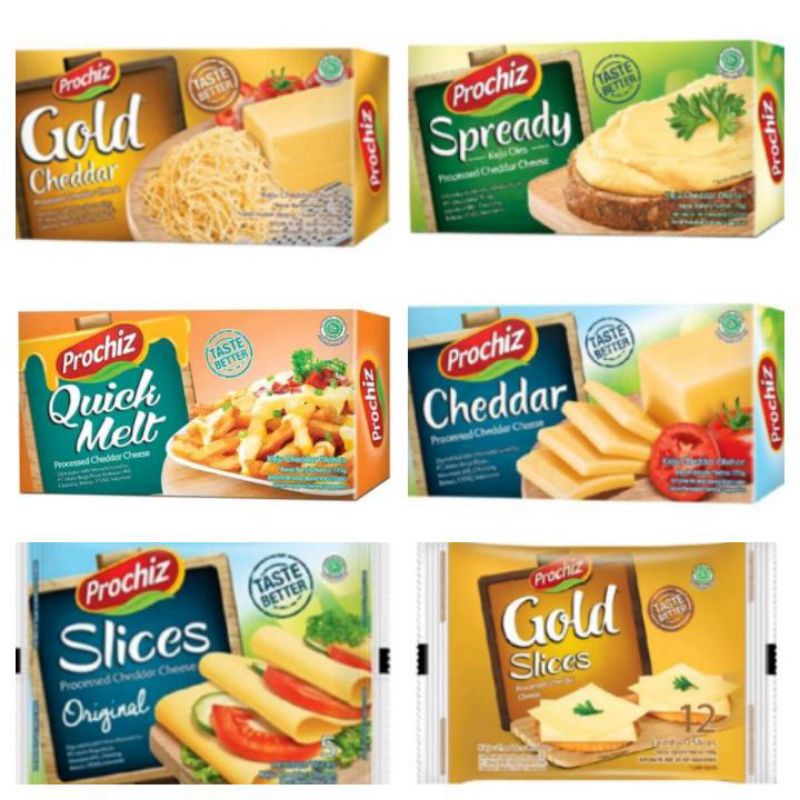 Jual Prochiz Gold / Spready / Quick Melt / Cheddar / Slice / Keju Oles ...