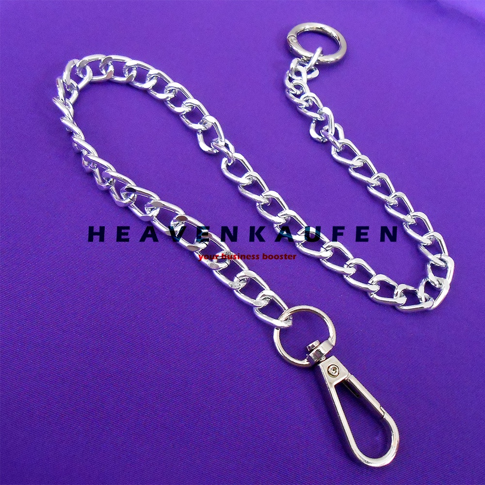 Jual Rantai Celana Rantai Dompet Pria Wanita Unisex Warna Silver Set ...