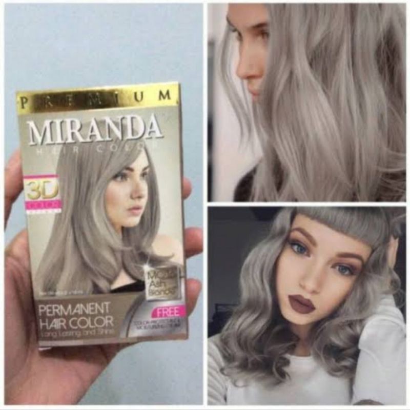 Jual MIRANDA MC-16 ASH BLONDE // Miranda hair color grey | Shopee Indonesia