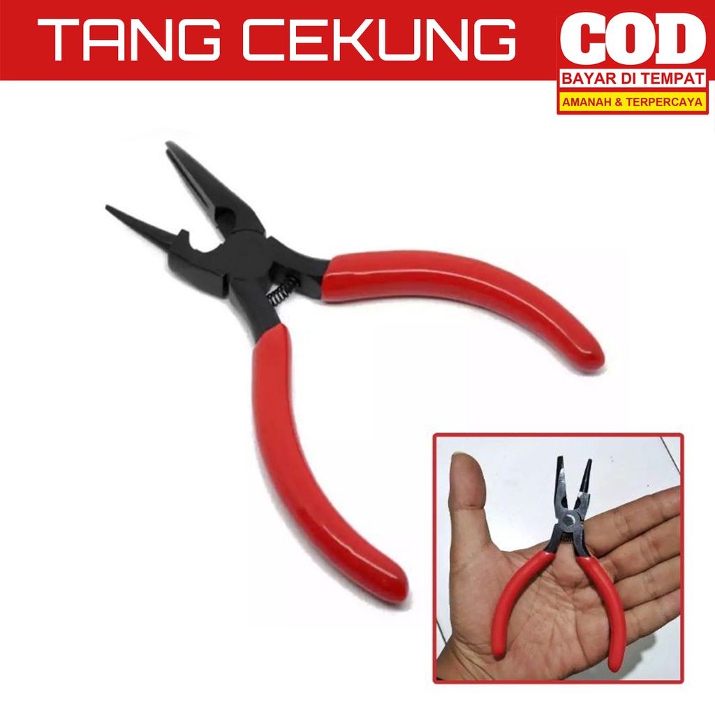Jual Tang Ujung Bulat Pembulat Kawat Single Hidung Bulat Round Nose ...