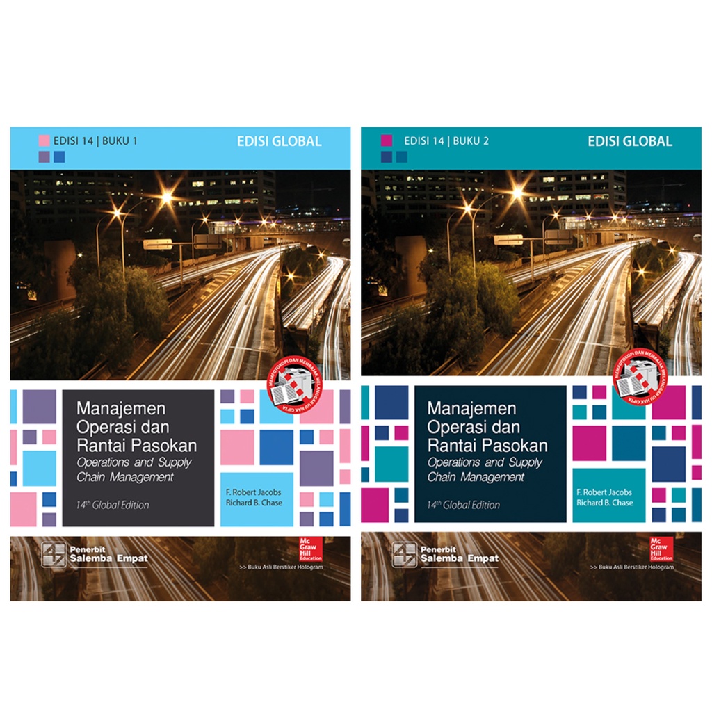Jual Paket 2 Buku Manajemen Operasi dan Rantai Pasokan Edisi 14 Buku 1 ...