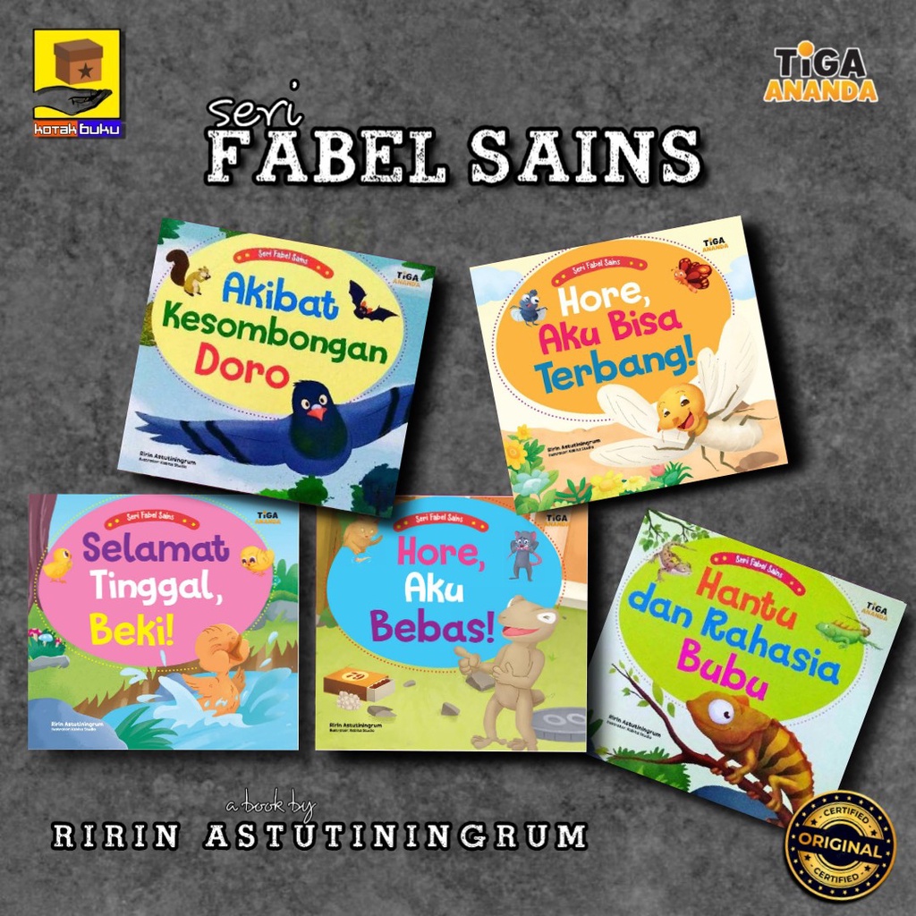 Jual Buku Cerita Anak / Seri Fabel Sains / Buku Cerita Fabel / Dongeng ...