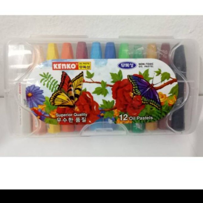 Jual Crayon / Oil pastel / Krayon Kenko 12 warna | Shopee Indonesia