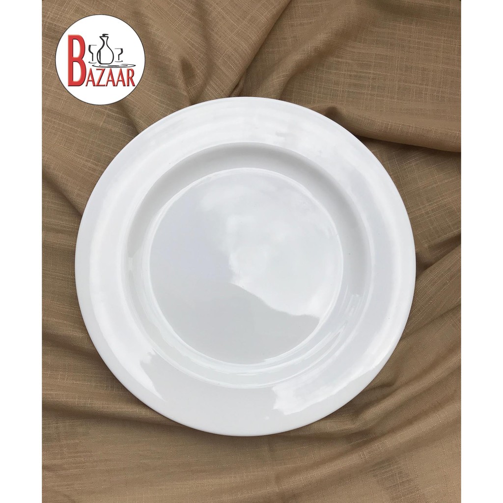 Jual (2 PCS) PIRING MAKAN KERAMIK FINE PLATE SIRLOIN 27CM | Shopee ...