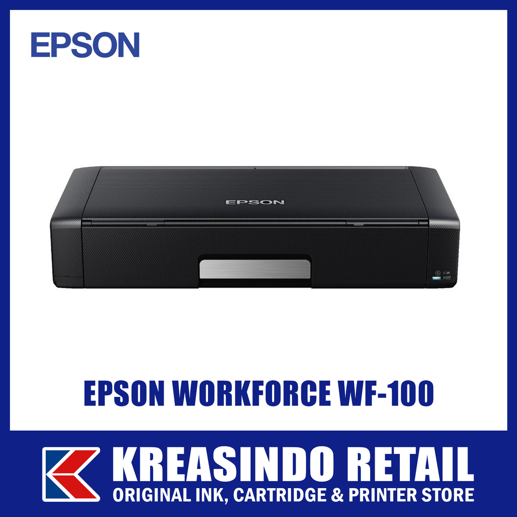 Jual Epson WorkForce WF-100 / WF100 Wireless Mobile Printer (Portable ...