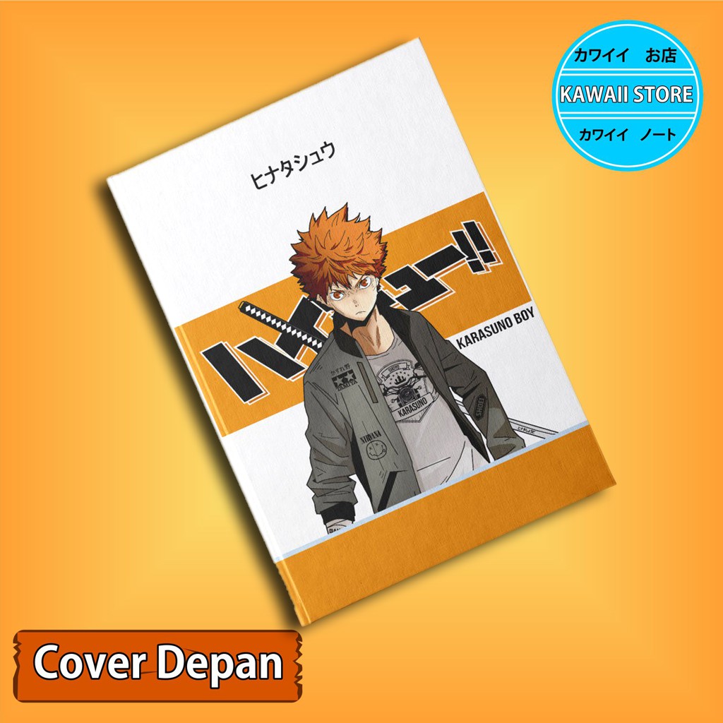 Jual Notebook / Pocket book Hard Cover ANIME HAIKYUU KARASUNO HINATA ...