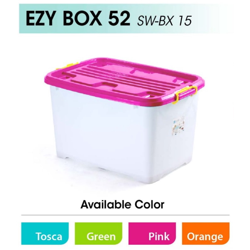 Jual Container box beroda 52 Liter Ezy | Shopee Indonesia