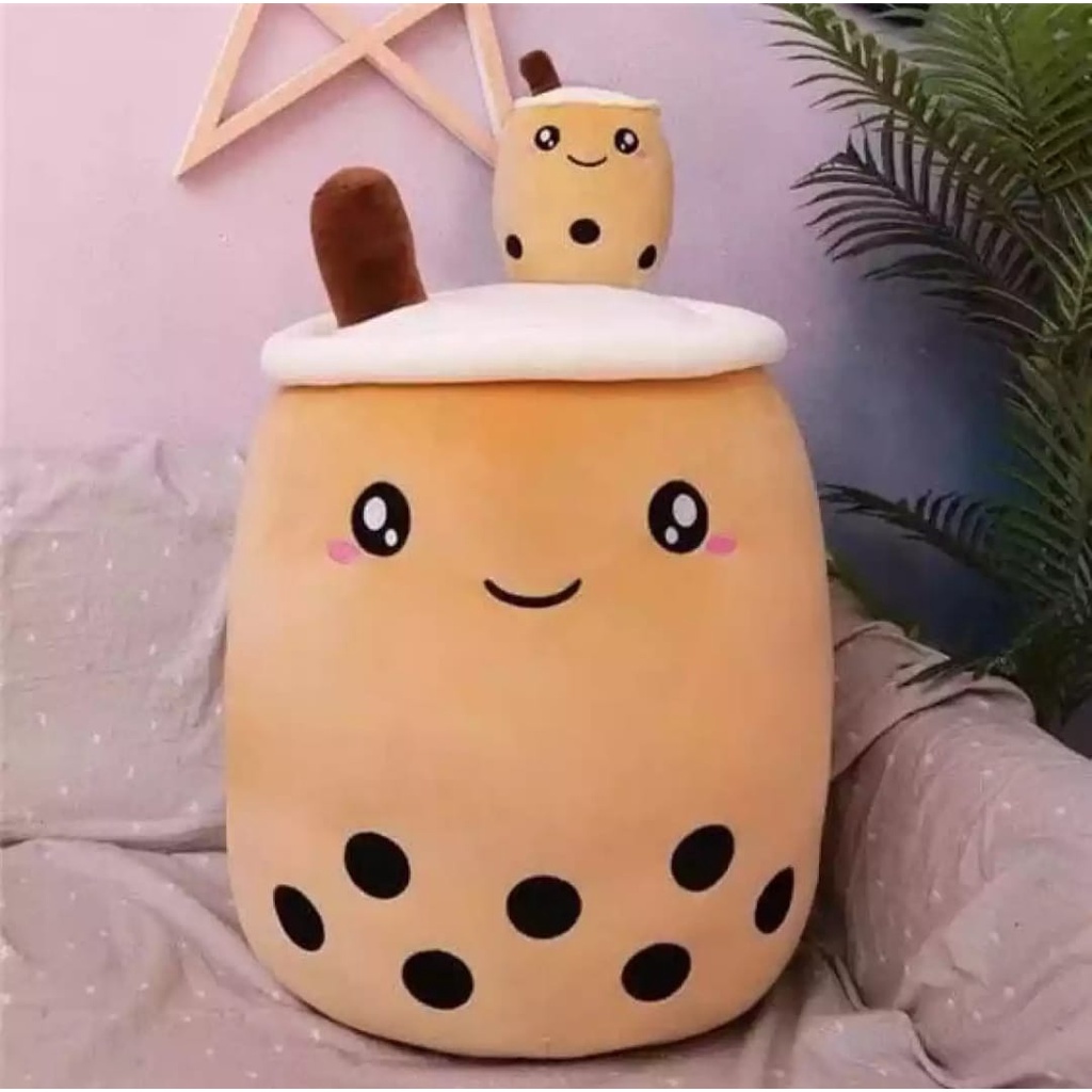 Jual Boneka Boba Milk Tea | Size L | Shopee Indonesia
