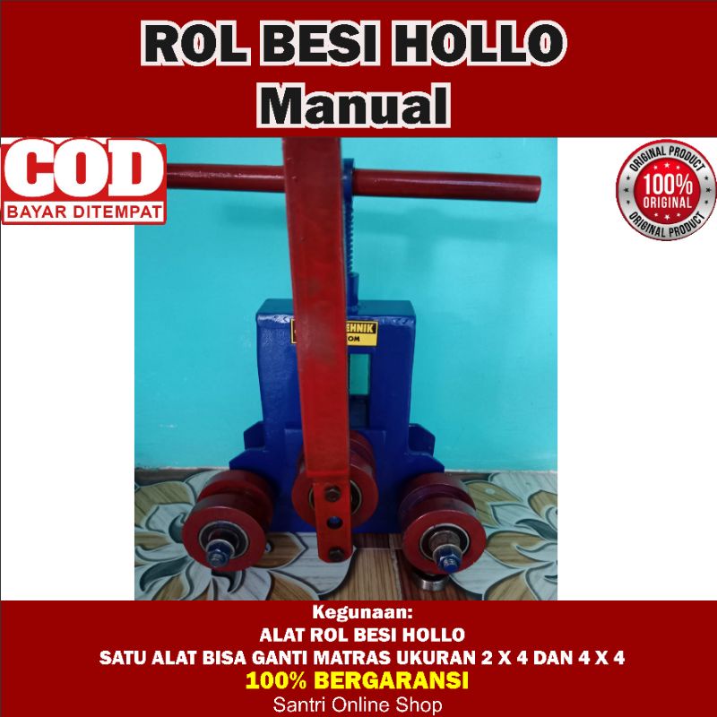 Jual (TERBARU) ALAT ROL BESI HOLLO MANUAL Ukuran 2x2 cm 2x4 cm 3x3 cm ...