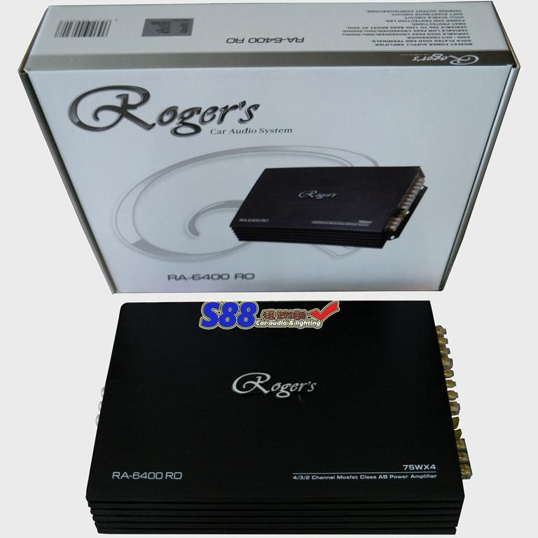 Jual Rogers RA-6400 RO 4-Channel Power Amplifier | Shopee Indonesia
