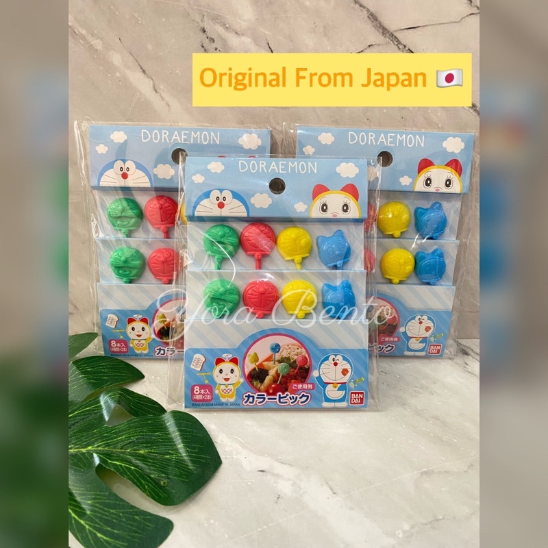 Jual Food Pick Tusukan Bento Foodpicks Bento Tools Garpu Doraemon ...